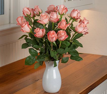 Coral Rose Bouquet | White Flower Farm
