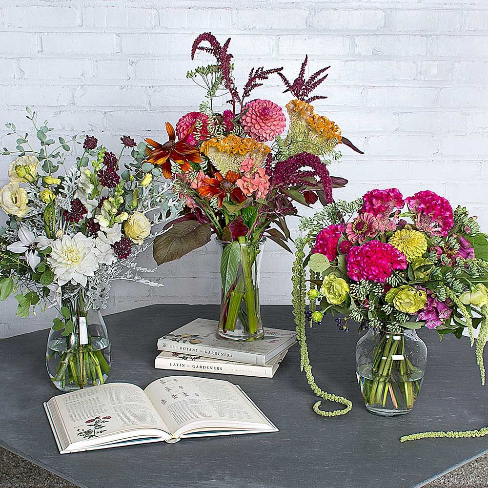 Season's Best Flower Bouquet Series from Muddy Feet Flower Farm | White ...