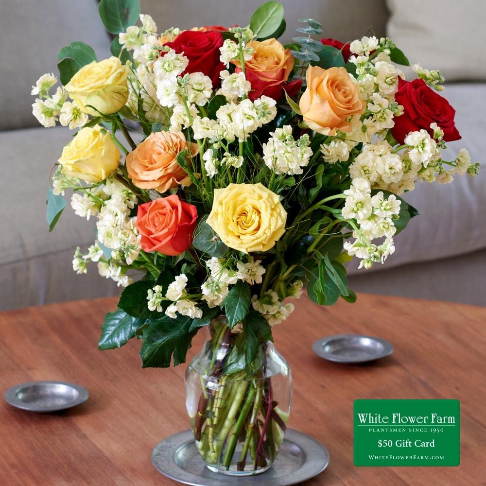 Sunset Colors Bouquet | White Flower Farm