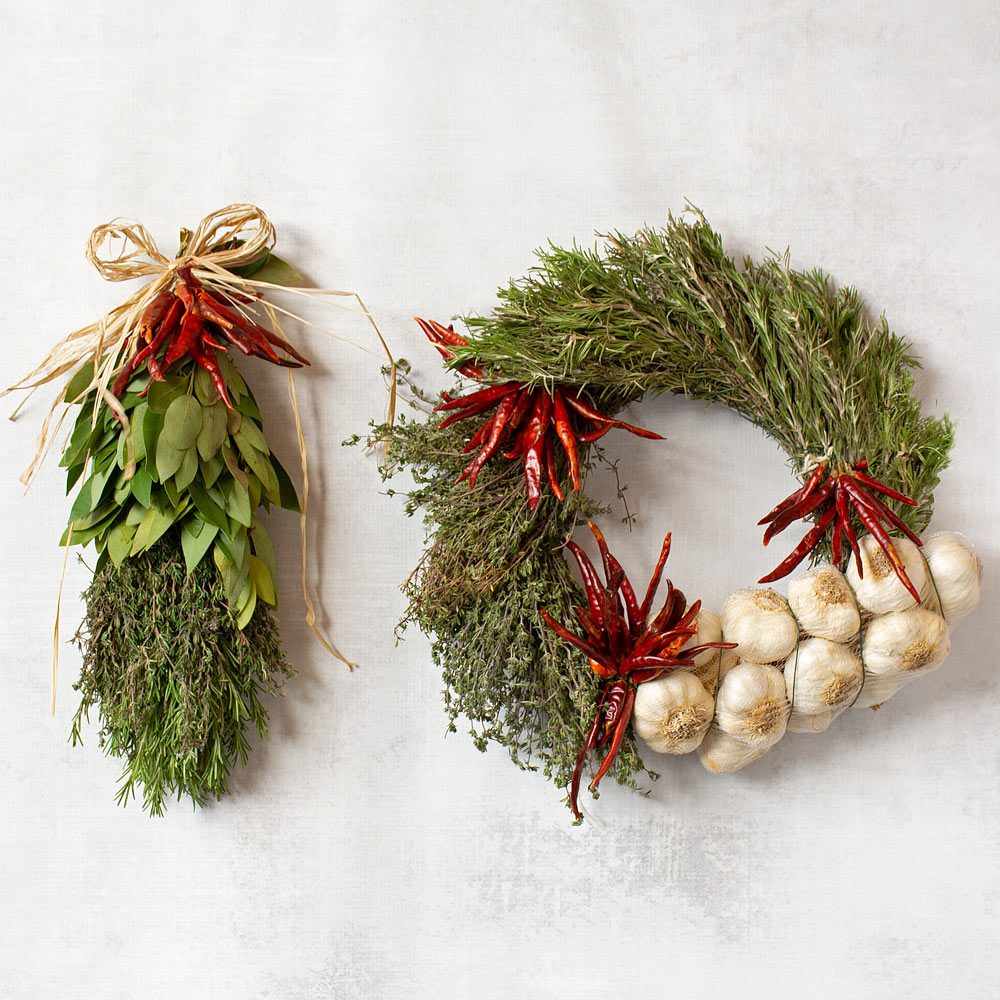 Three Herb Holiday Swag | White Flower Farm