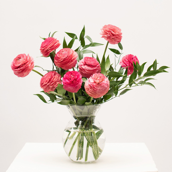 Summer Punch Ranunculus Bouquet by Semia | White Flower Farm