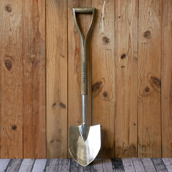Spear & Jackson 35" Traditional Stainless Planting Spade | White Flower ...