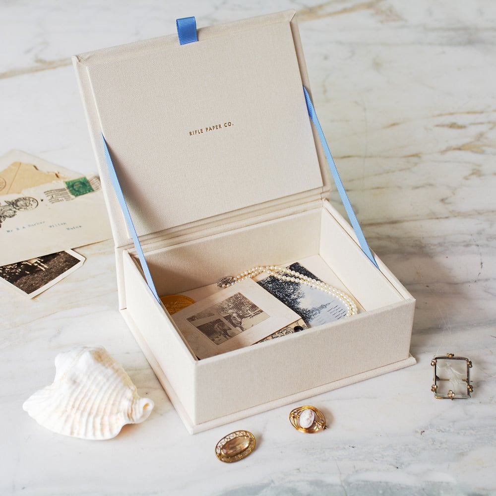 Embroidered Keepsake Box | White Flower Farm