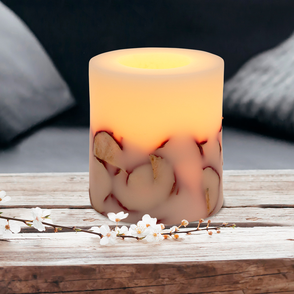 Apple Pillar Candle | White Flower Farm